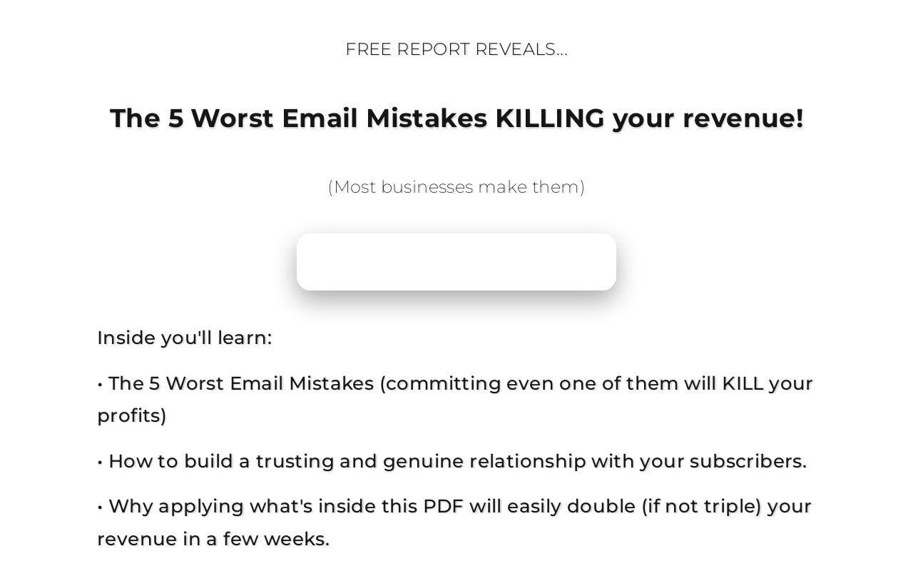 5 Worst Email Mistakes